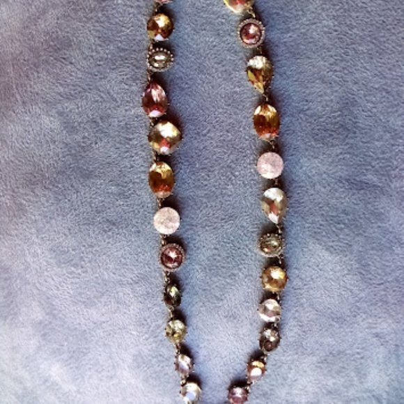 LOFT | Jewelry | Loft Megasparkle Multigem Necklace | Poshmark